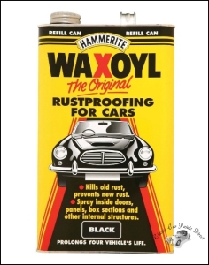 Hammerite Waxoyl Original Rustproofing For Cars Black/Clear