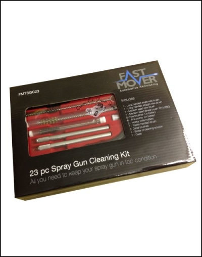 Fast Mover 23 Piece Spray Gun Cleaning Kit - FMTSGC23